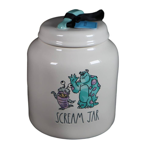 Rae Dunn | Kitchen | Rae Dunn Scream Jar Disney Pixar Monsters Inc Canister Jar Nwt | Poshmark